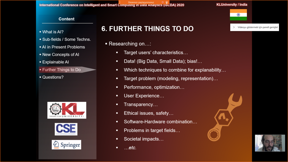 Keynote Speech: “New Concepts of Artificial Intelligence and ...